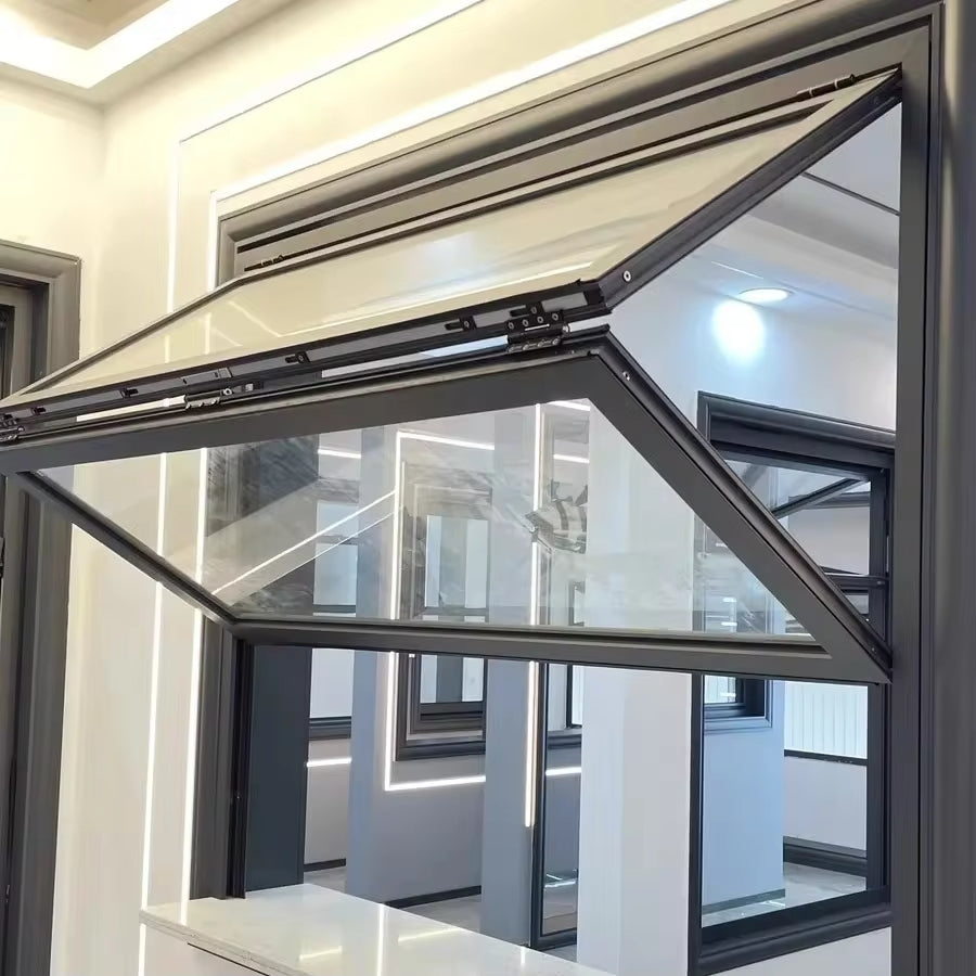 Aluminum Folding Up Window 96x48 Modern Design | Door Window Direct